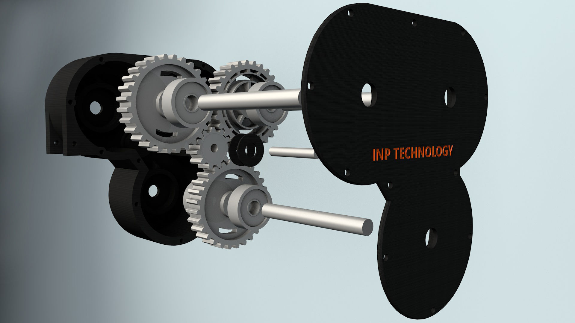3D Printable Differential Gear Transfer 3D model 3D printable | CGTrader