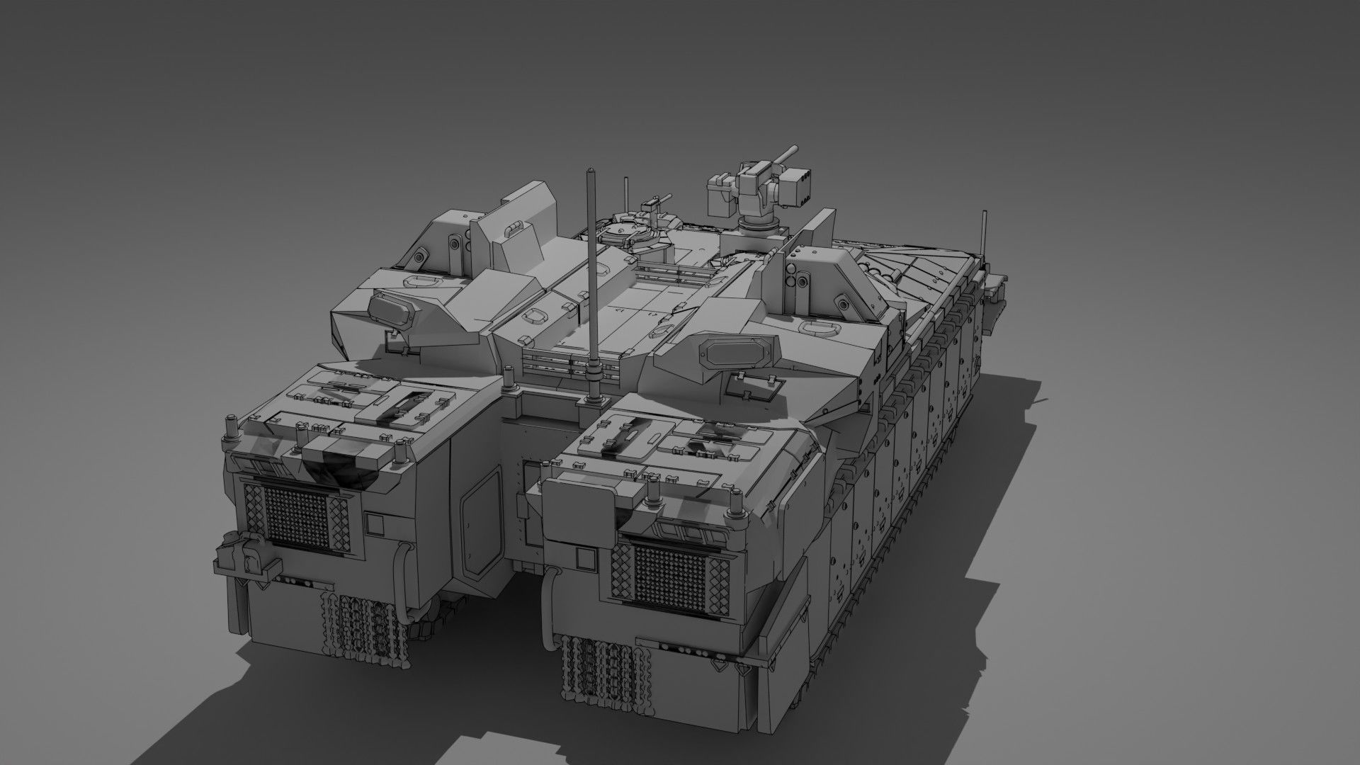 IDF Nammer APC with Trophy APS 3D model | CGTrader