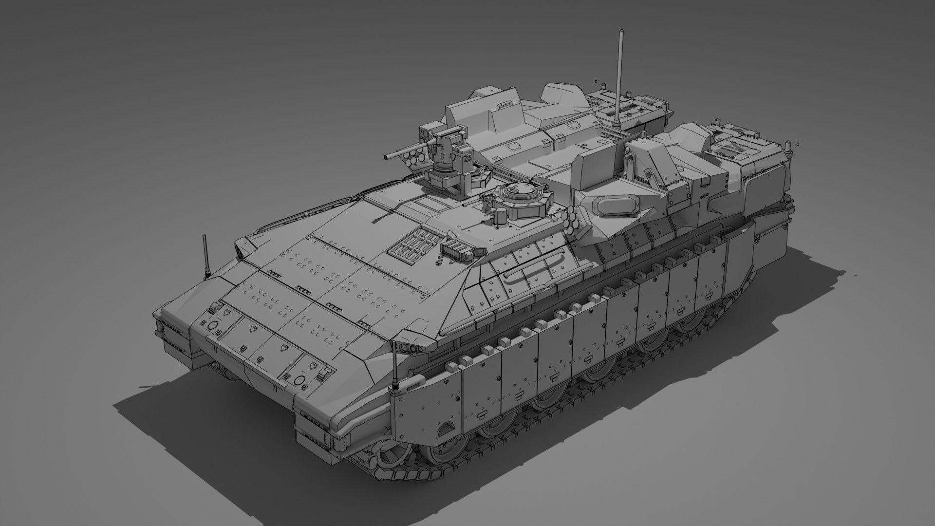 IDF Nammer APC with Trophy APS 3D model | CGTrader