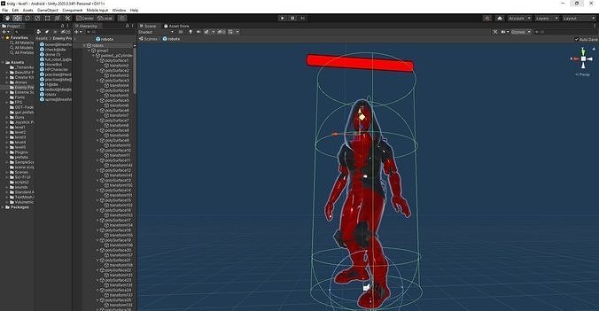 3D model redbot unity package VR / AR / low-poly | CGTrader