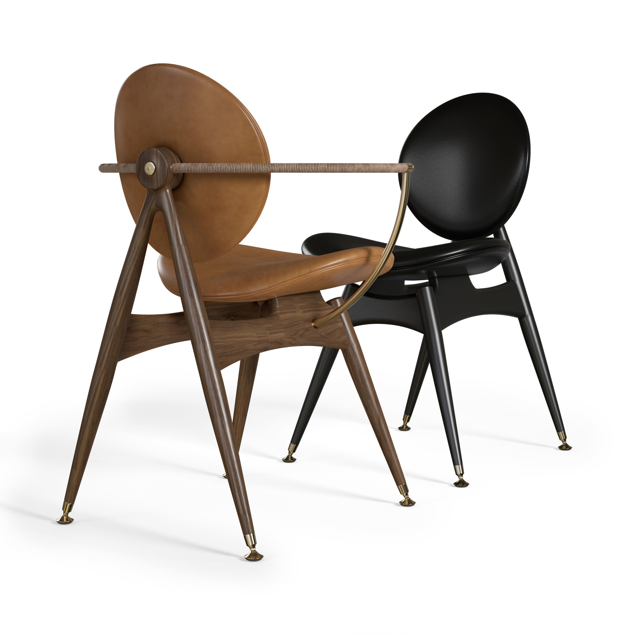 Circle Dining Chair Overgaard Dyrman 3D model | CGTrader