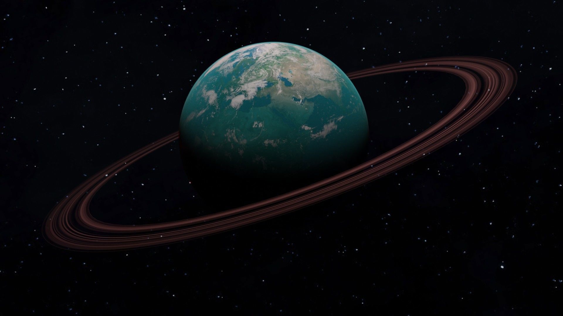 Alpha Earth planet 3D model animated | CGTrader