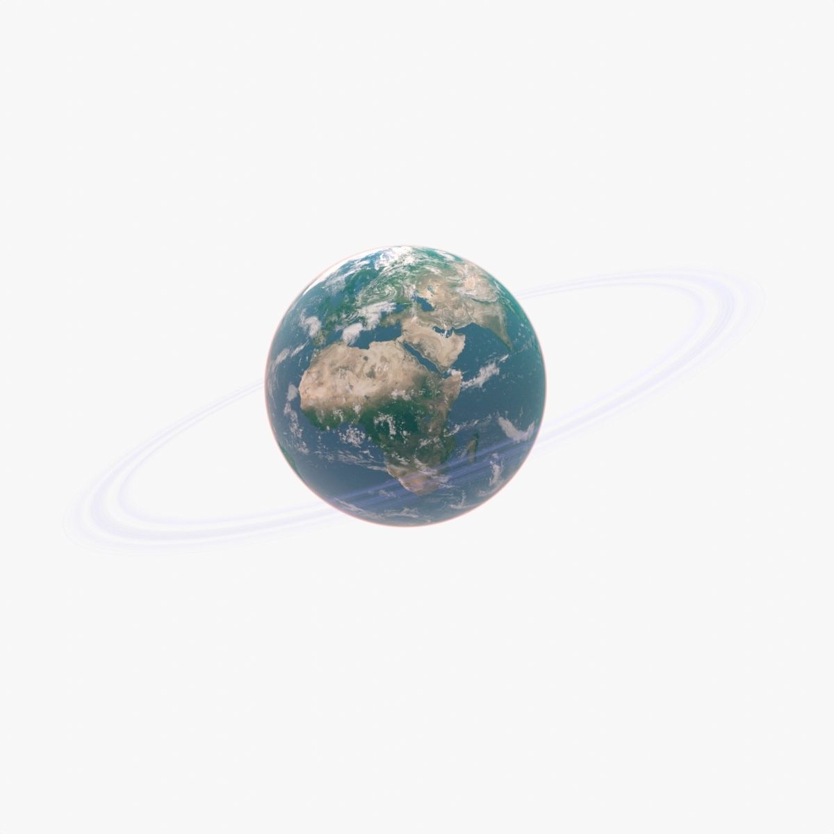Alpha Earth planet 3D model animated | CGTrader