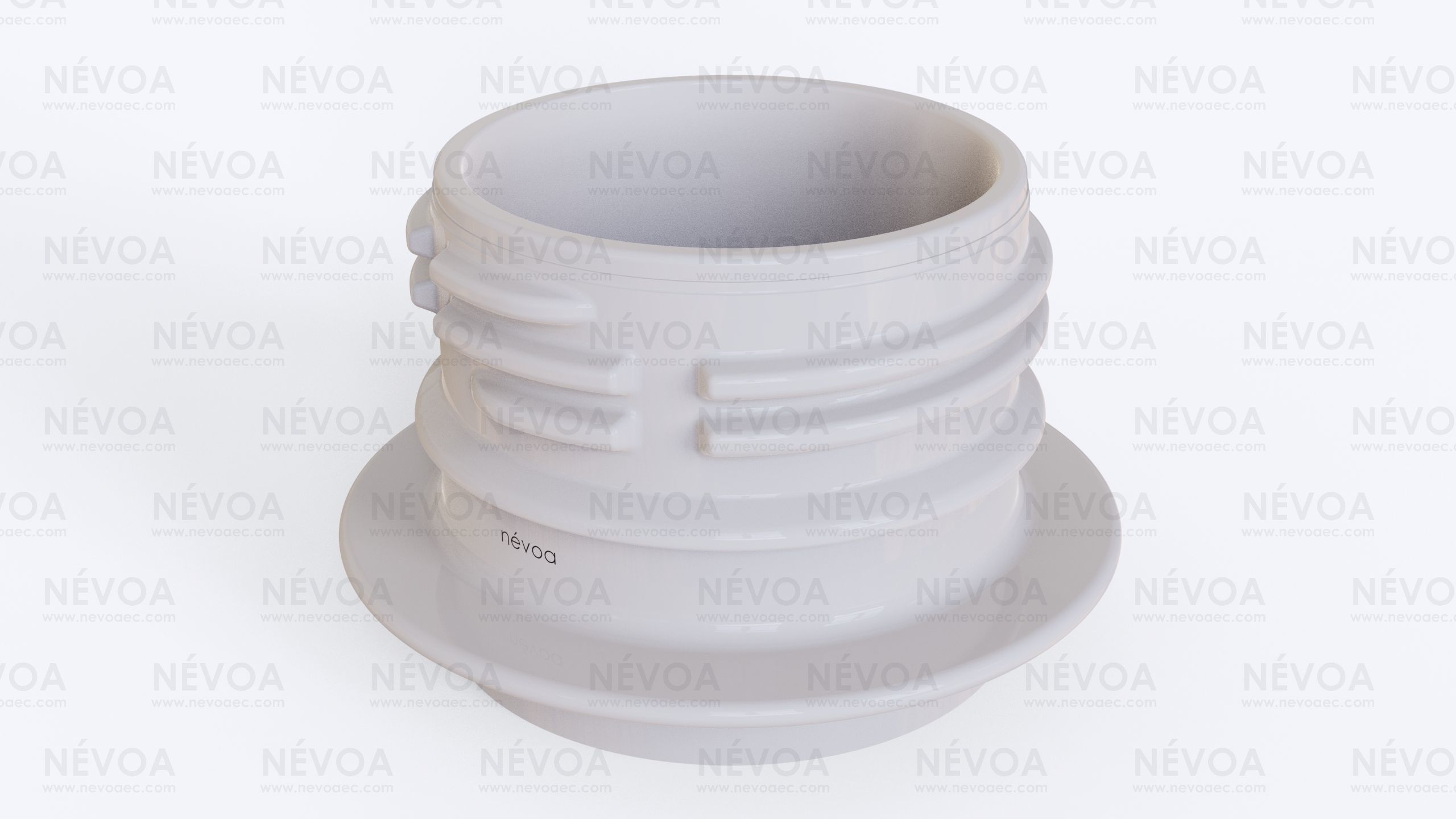 Neck finish - PCO 38 - voluntary standard 38 mm CSD finish 3D model ...