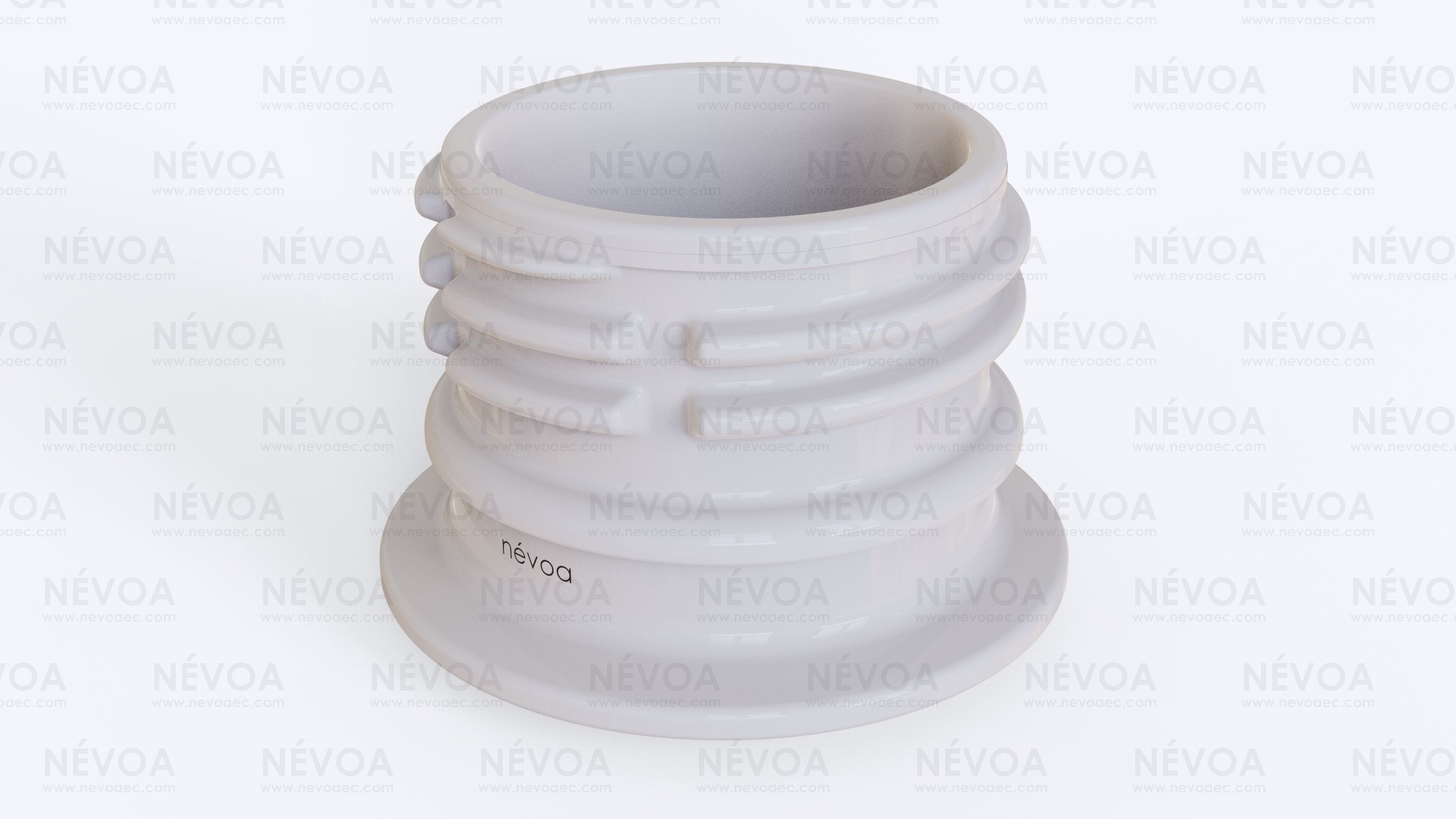 Neck finish - PCO 1810 - voluntary standard 28 mm CSD finish 3D model ...