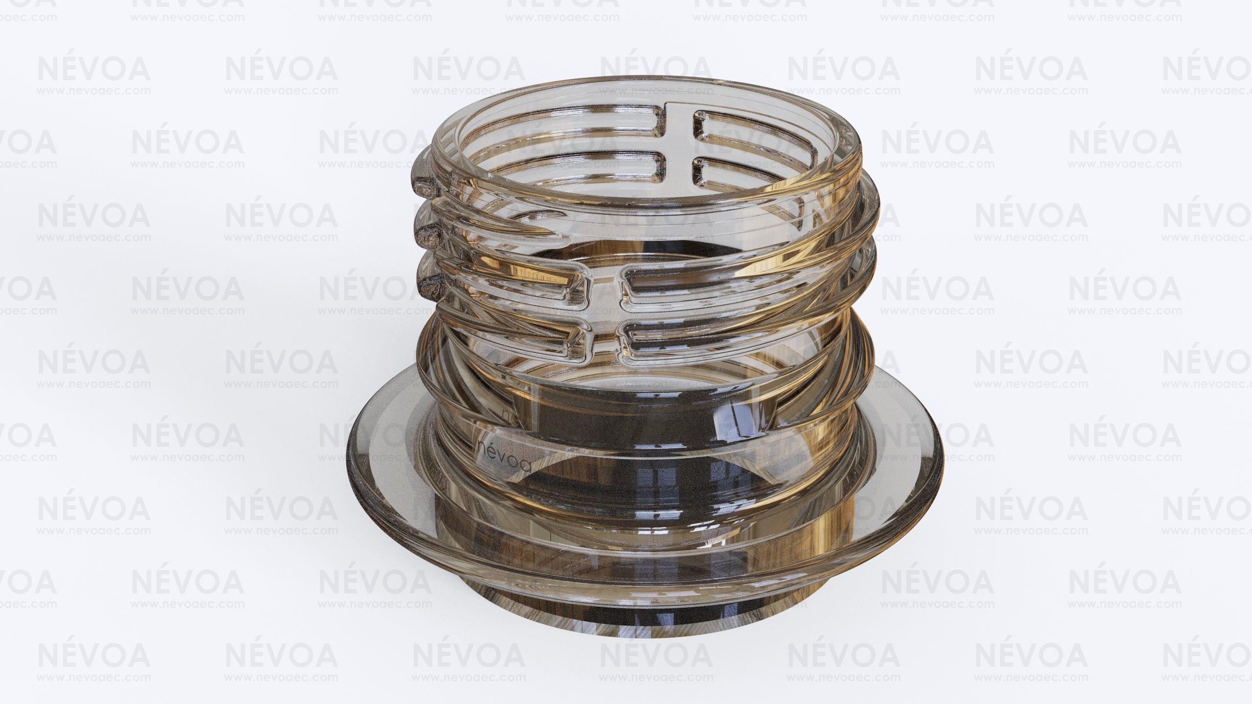 Neck finish - PCO 1820 - voluntary standard 28 mm CSD finish 3D model ...