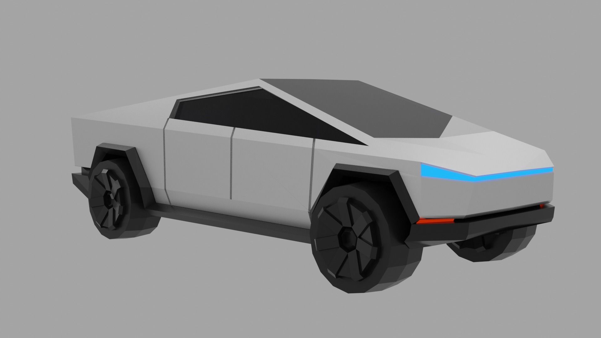 3D model Tesla CyberTrack VR / AR / low-poly | CGTrader