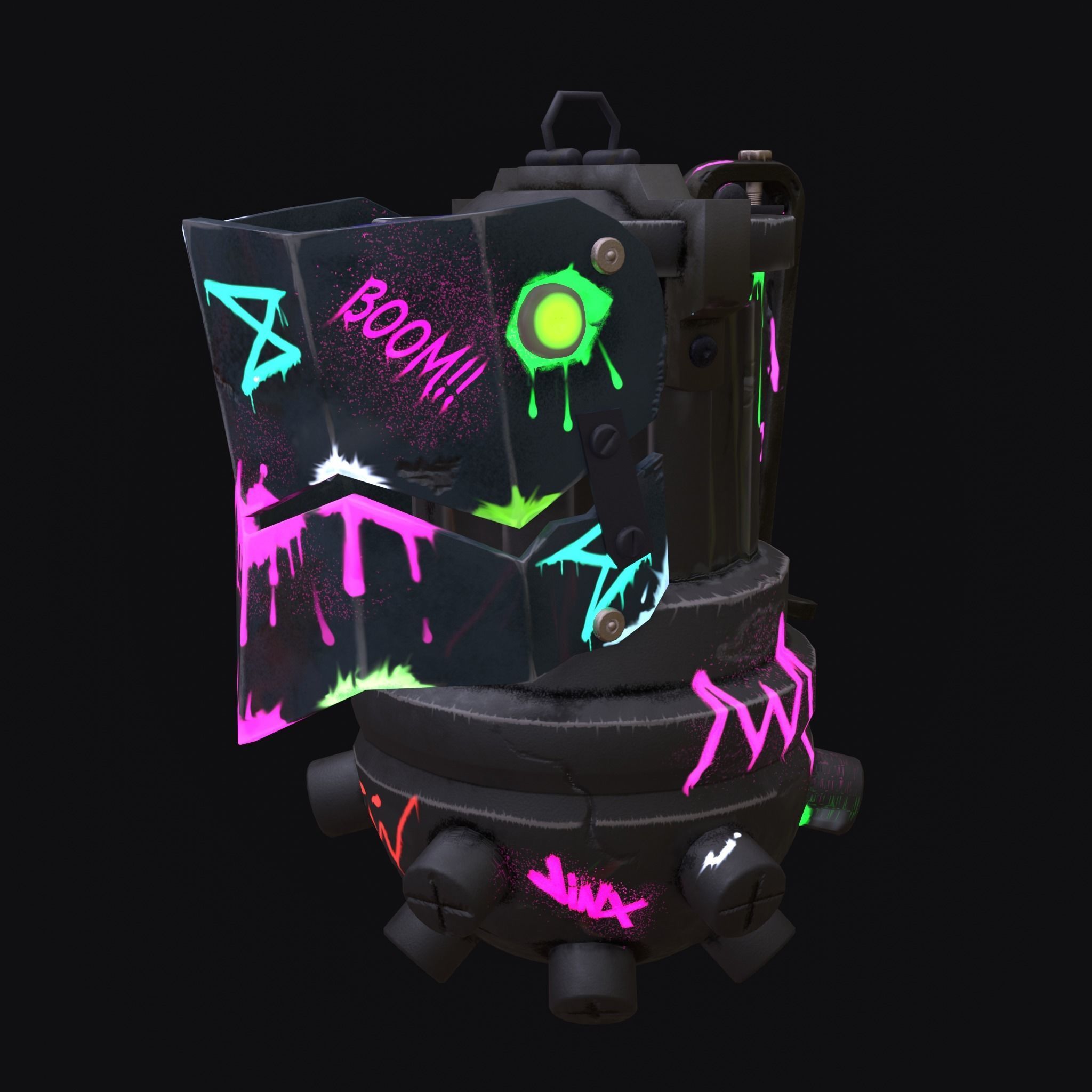 3D model Arcane Jinx s Grenade VR / AR / low-poly | CGTrader