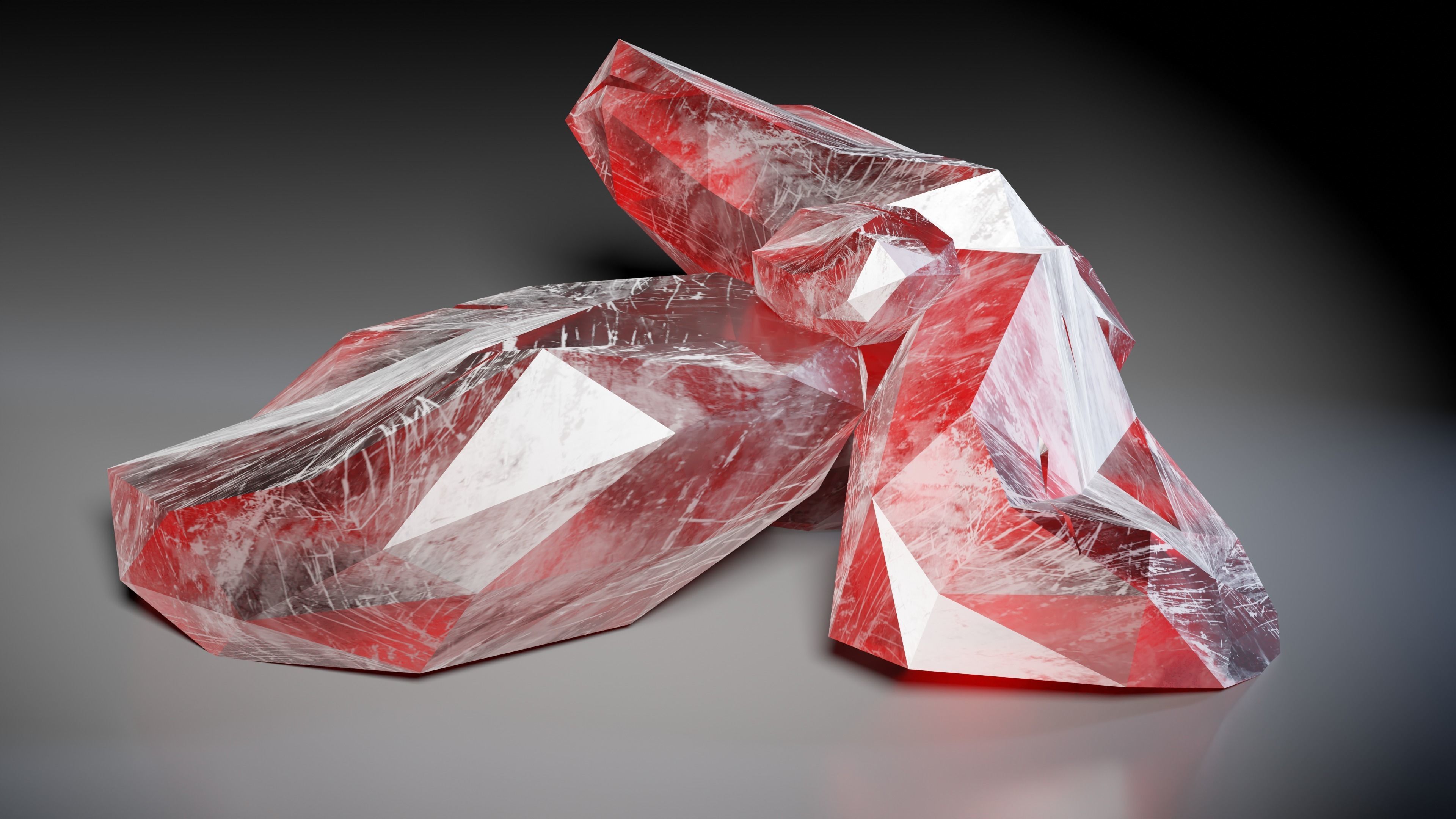 3D model Red Ruby VR / AR / low-poly | CGTrader