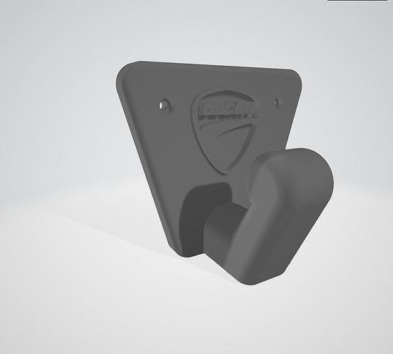 helmet hanger ducati 3D model 3D printable | CGTrader