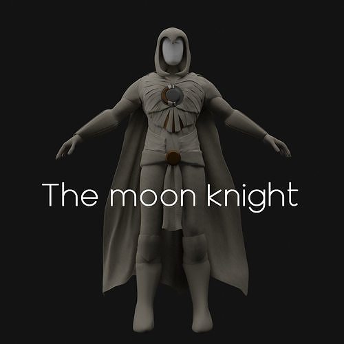 THE MOON KNIGHT 3D model | CGTrader