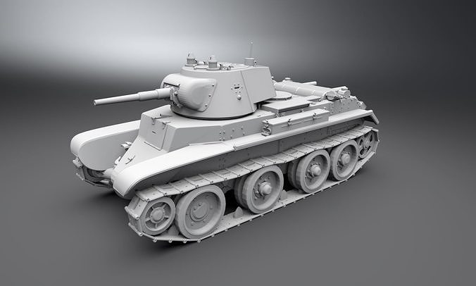BT7 Scale model 3D model 3D printable | CGTrader