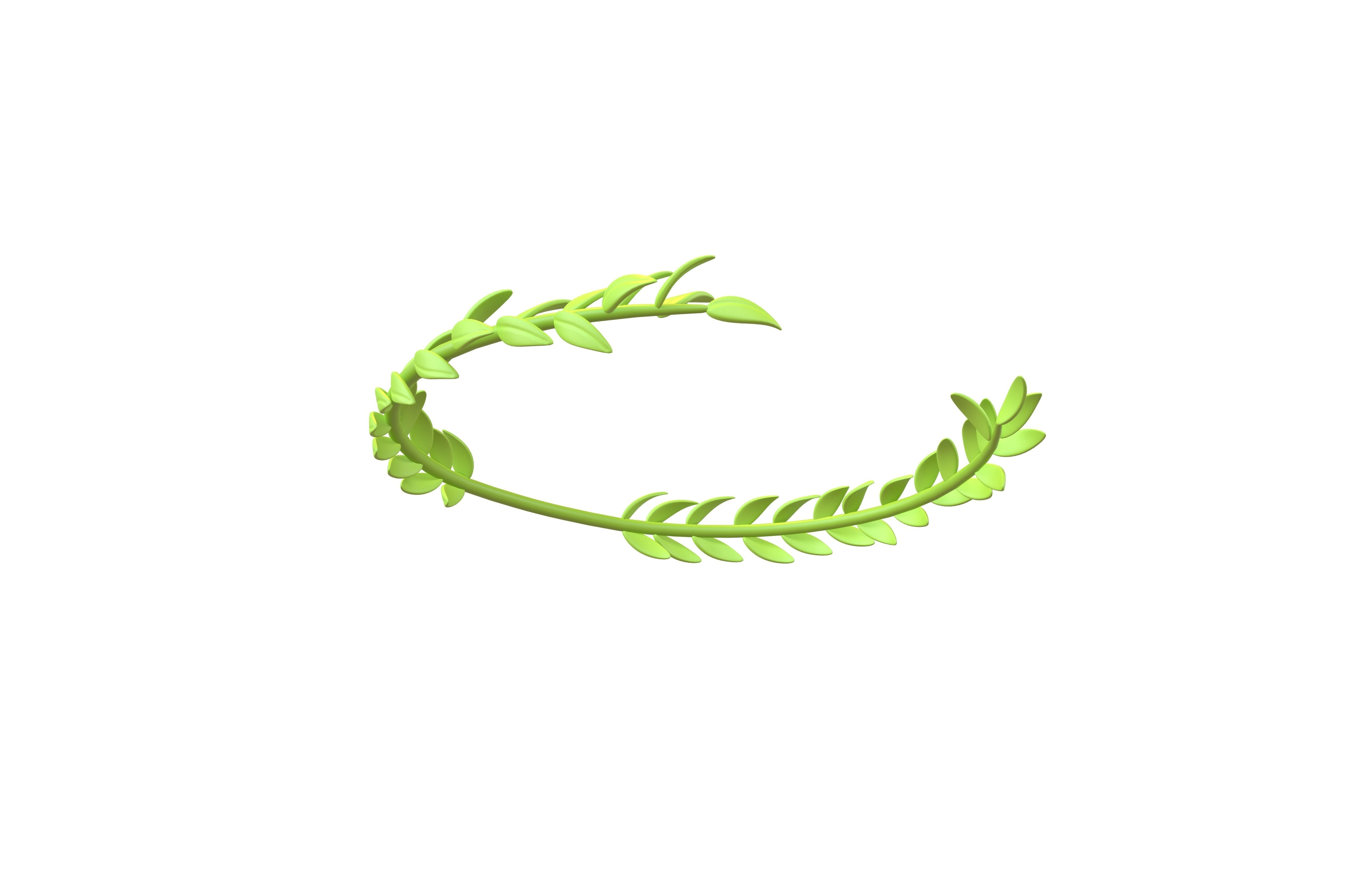 3D model Laurel Wreath Head v1 002 VR / AR / low-poly | CGTrader