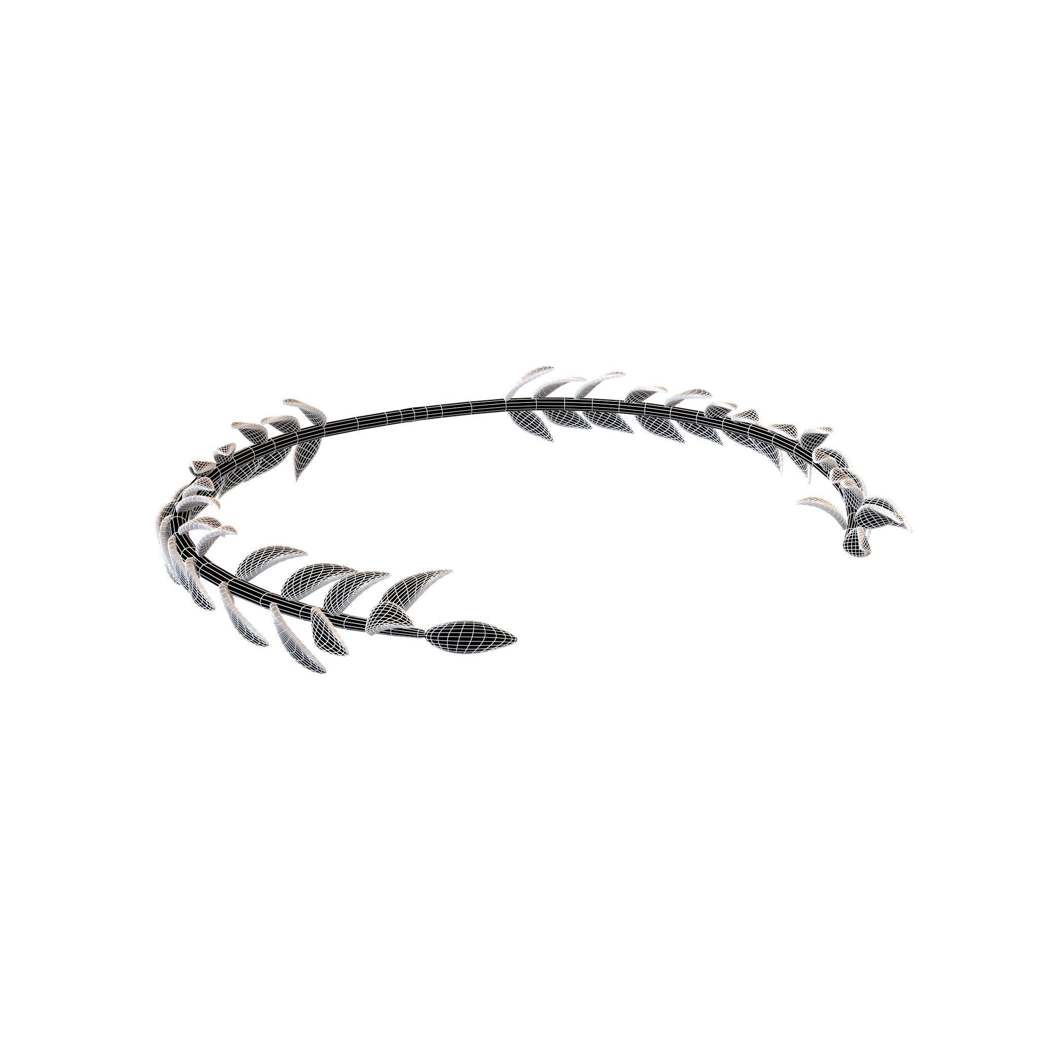 3D model Laurel Wreath Head v1 005 VR / AR / low-poly | CGTrader