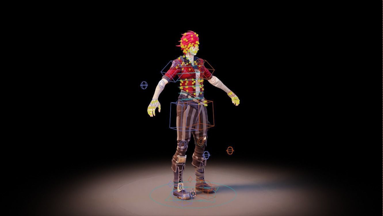 3D model Arcane Vi Character Rig For Blender VR / AR / low-poly | CGTrader