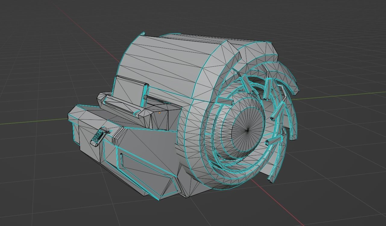 3D model Sci fi computer terminal game asset VR / AR / low-poly | CGTrader