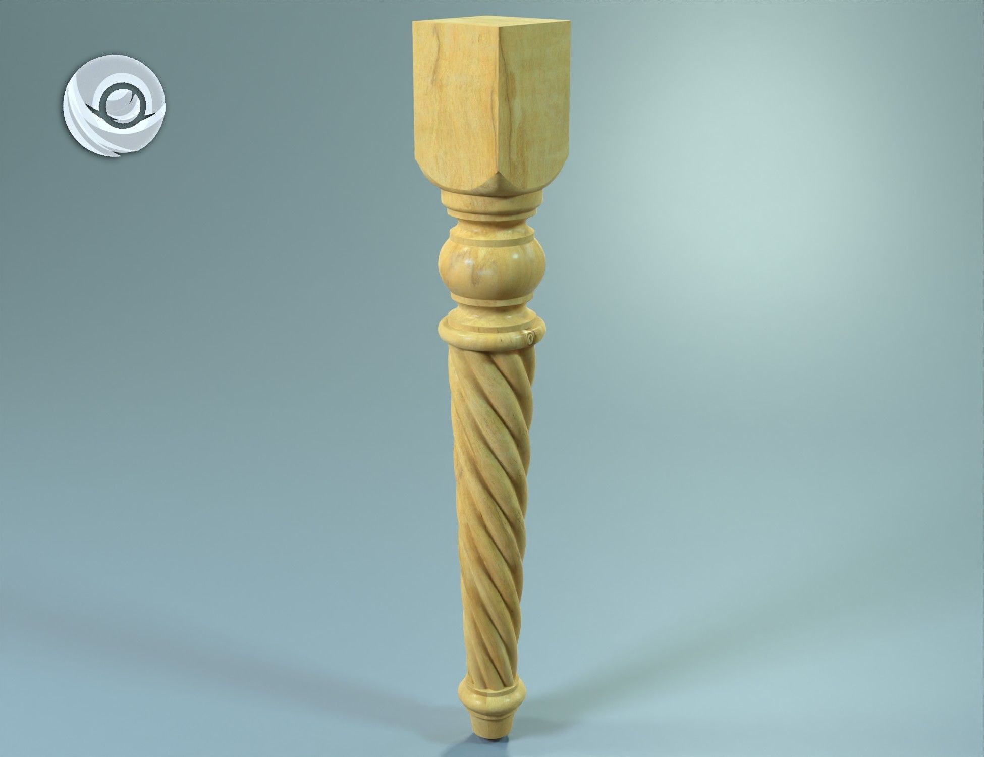 0604 Wooden table legs for custom coffee tables furniture legs 3D model ...