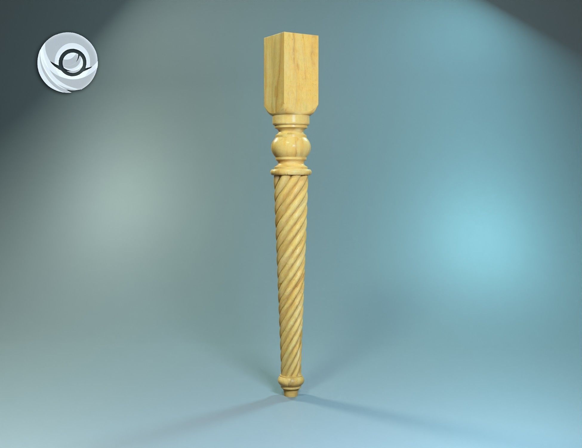 0606 Wooden table legs for custom coffee tables furniture legs 3D model ...