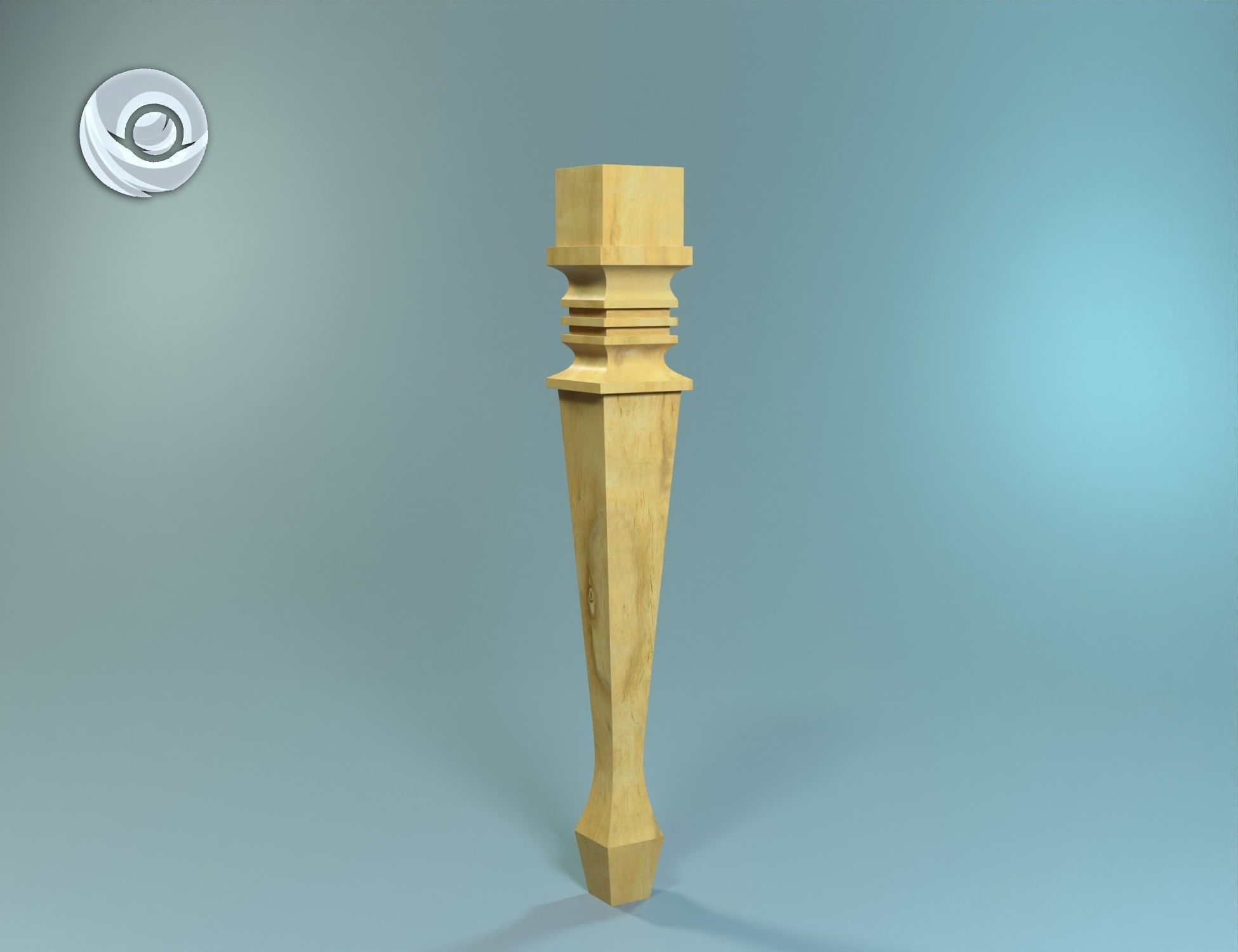 0611 Wooden table legs for custom coffee tables furniture legs 3D model ...