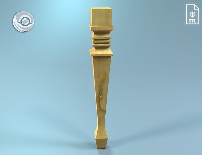 0611 Wooden table legs for custom coffee tables furniture legs 3D model ...