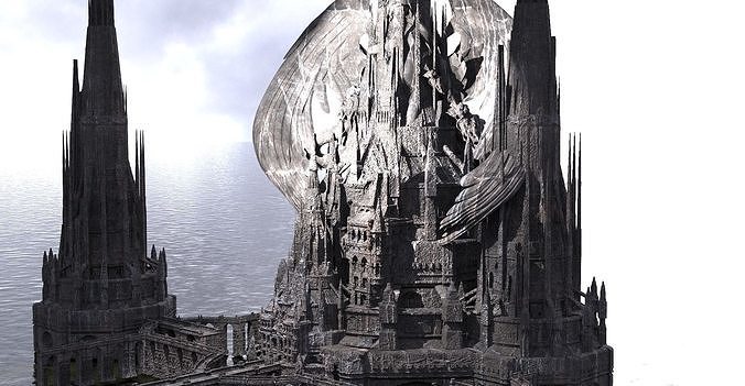 Maleficent Evil Tower 3D model | CGTrader