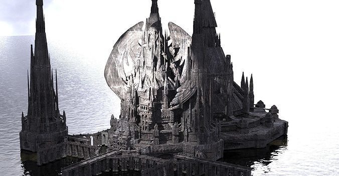 Maleficent Evil Towers 3D model | CGTrader