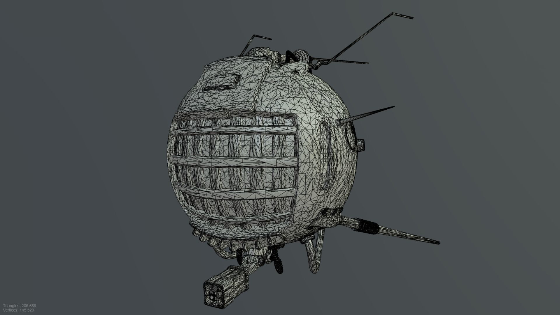 3D model FALLOUT EYE DROID BOT PBR VR / AR / low-poly | CGTrader