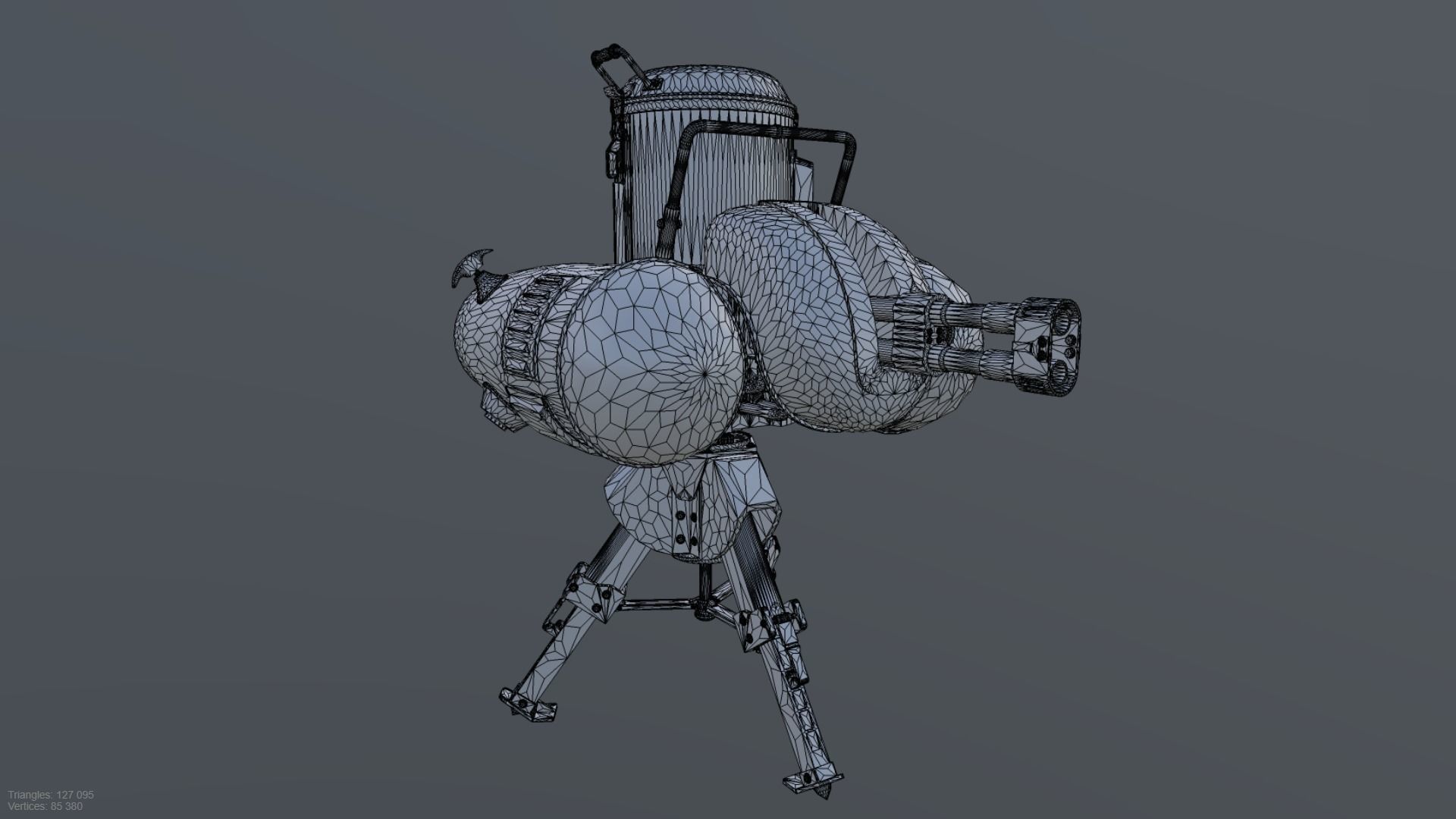 3D model FALLOUT TURRET SENTRY PBR VR / AR / low-poly | CGTrader