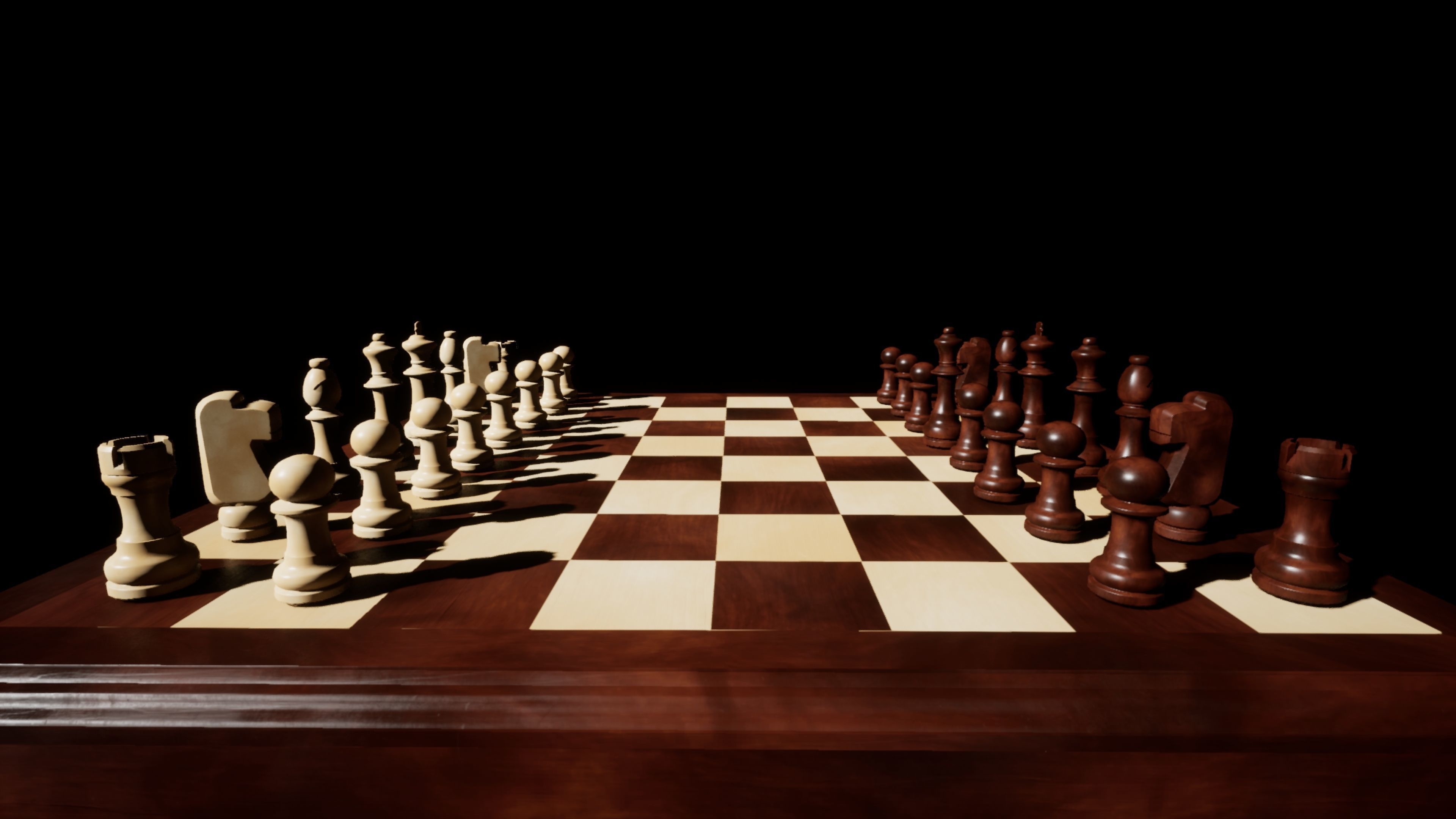 3D model dramatic chess set VR / AR / low-poly | CGTrader