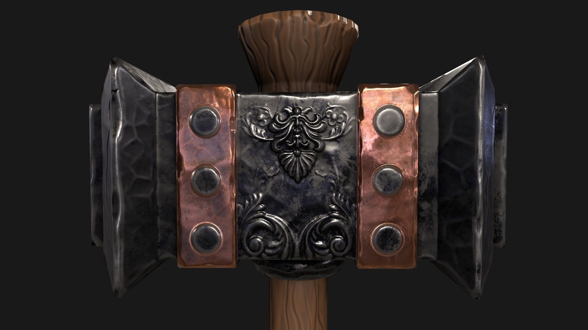 Stylized Hammer V2 PBR Modeling free VR / AR / low-poly 3D model | CGTrader