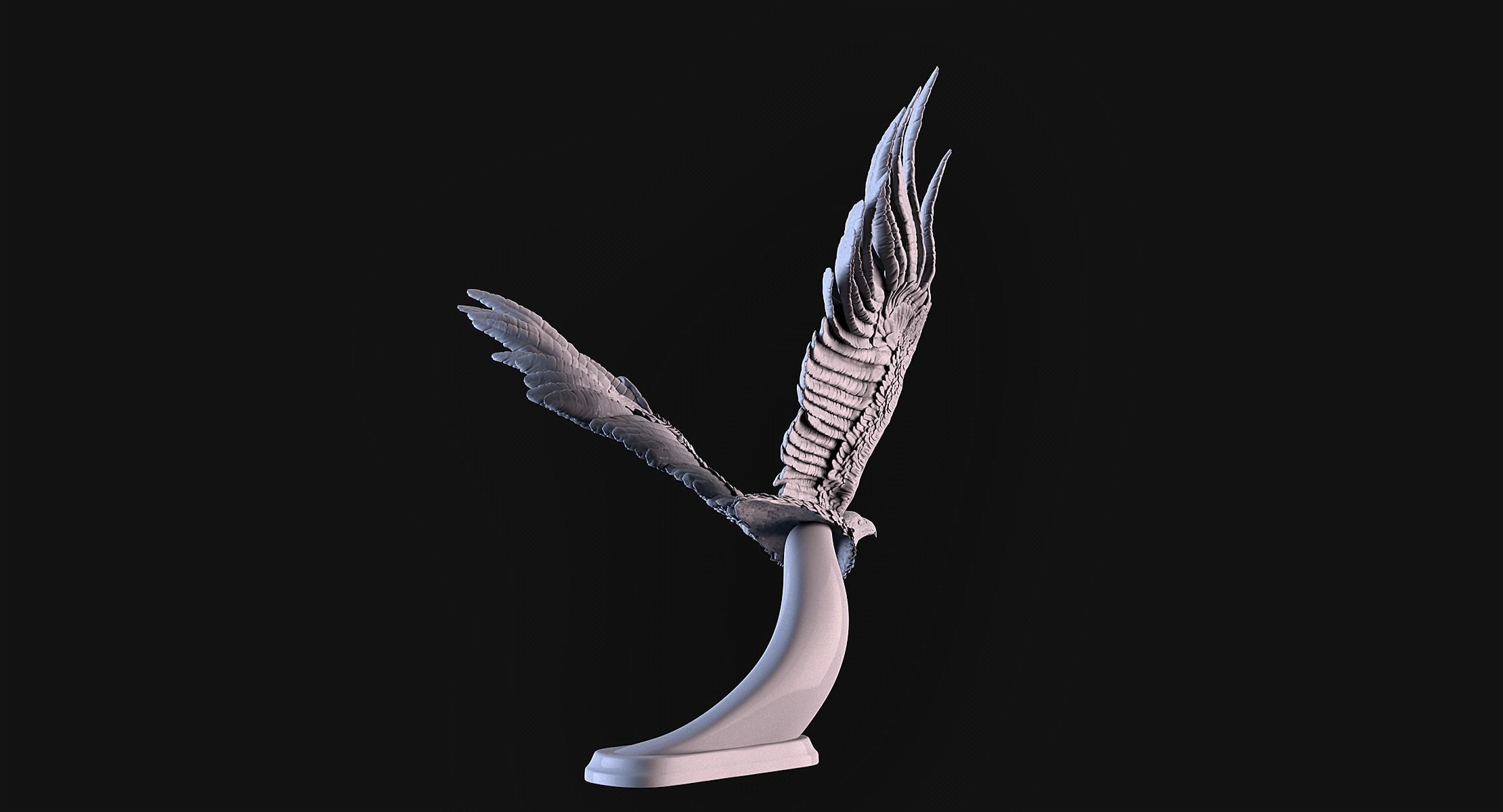 Eagle Flying 3D model 3D printable | CGTrader