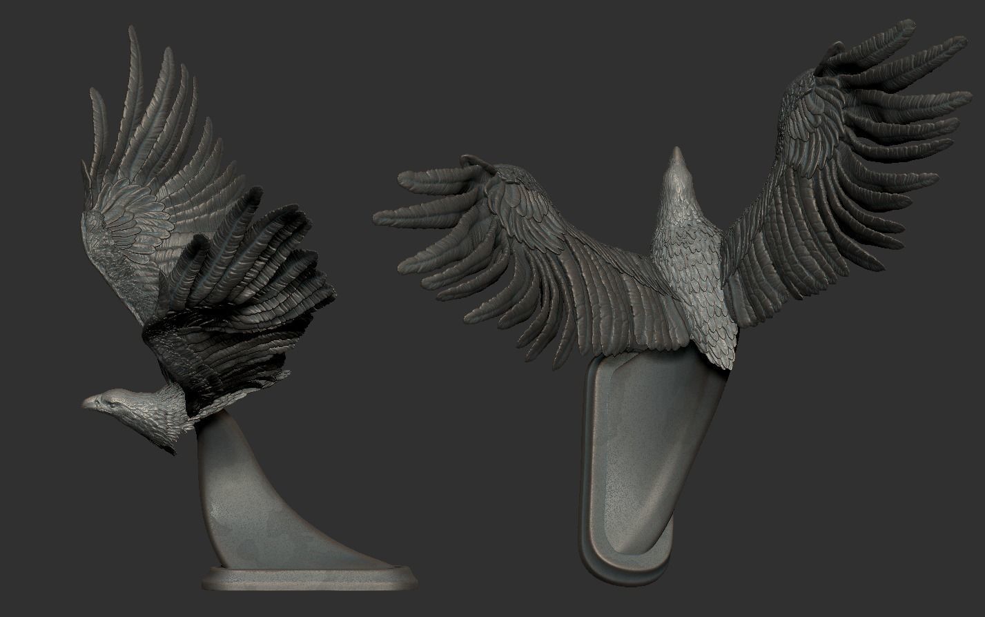 Eagle Flying 3D model 3D printable | CGTrader