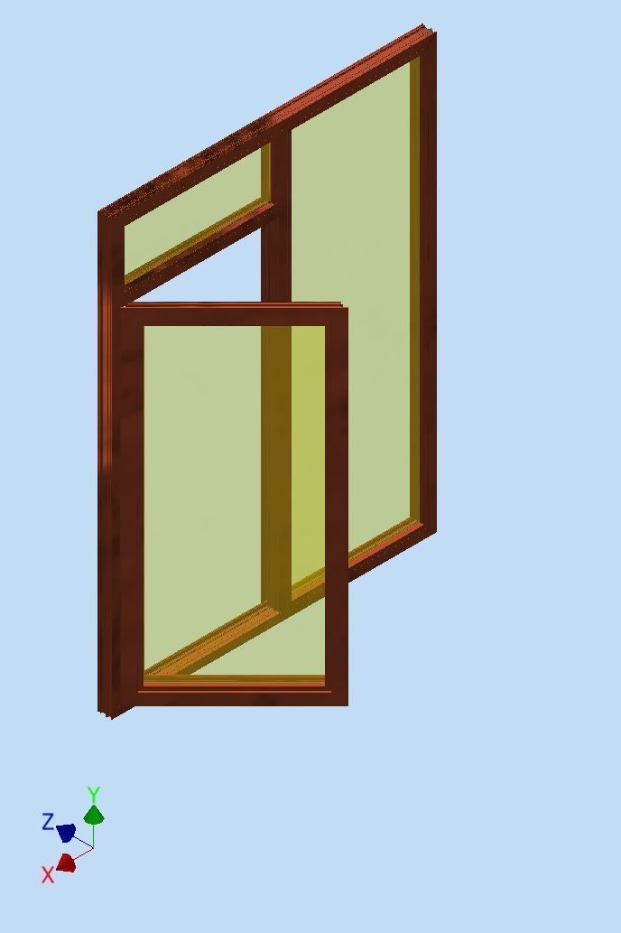 Aluminium extrusion frame assembly design for door and windows 3D model ...