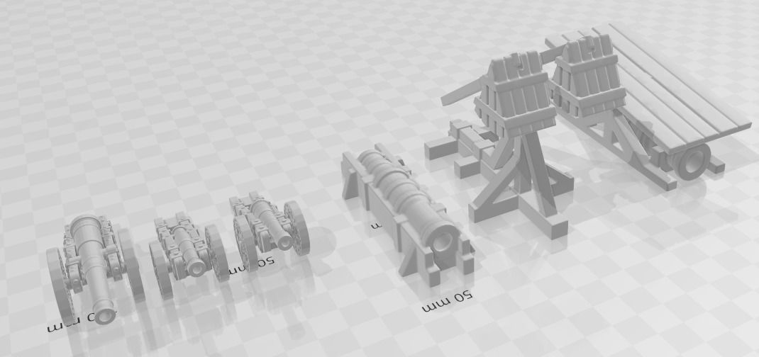 medieval artillery 28mm 3D model 3D printable | CGTrader
