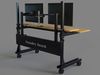 Foundry Bench Standing Desk 3D model | CGTrader