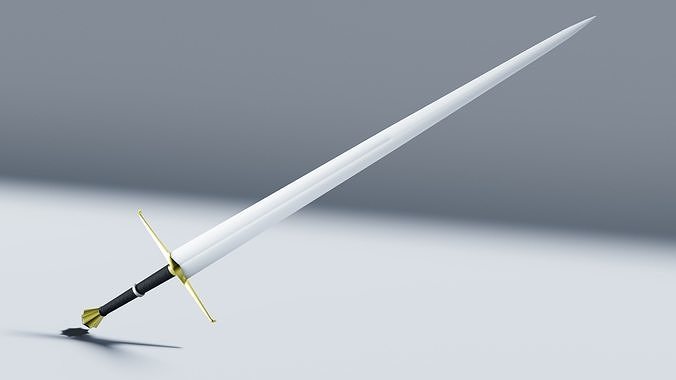 Longsword 3D model | CGTrader