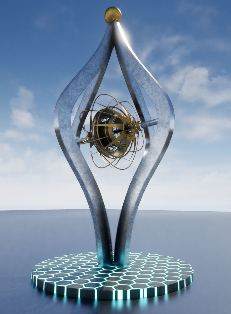 3D model Sci-fi time machine VR / AR / low-poly | CGTrader