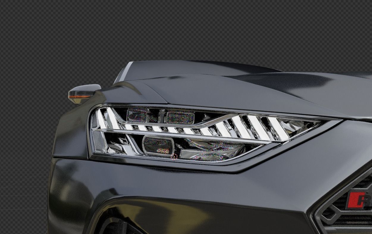 audi r6 3D model | CGTrader