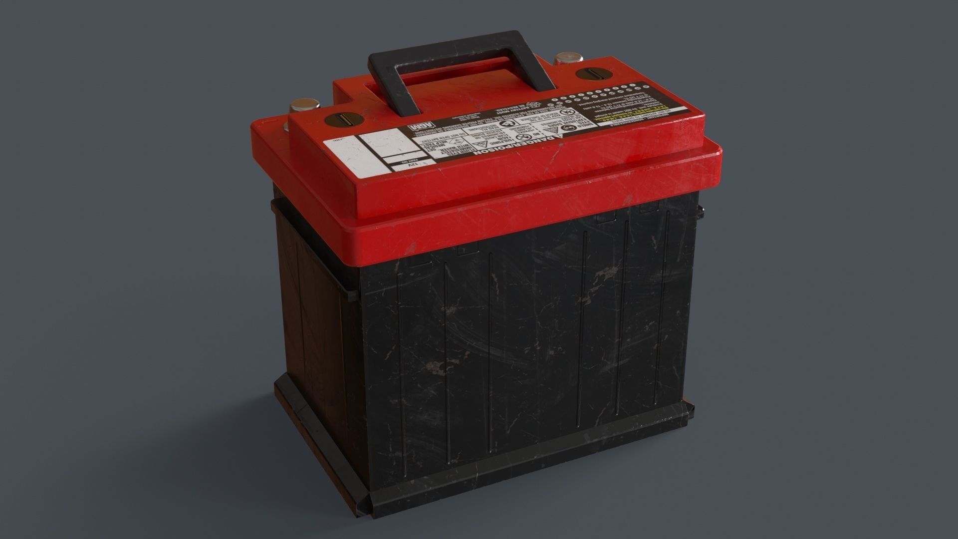 3D model Car Battery VR / AR / low-poly | CGTrader