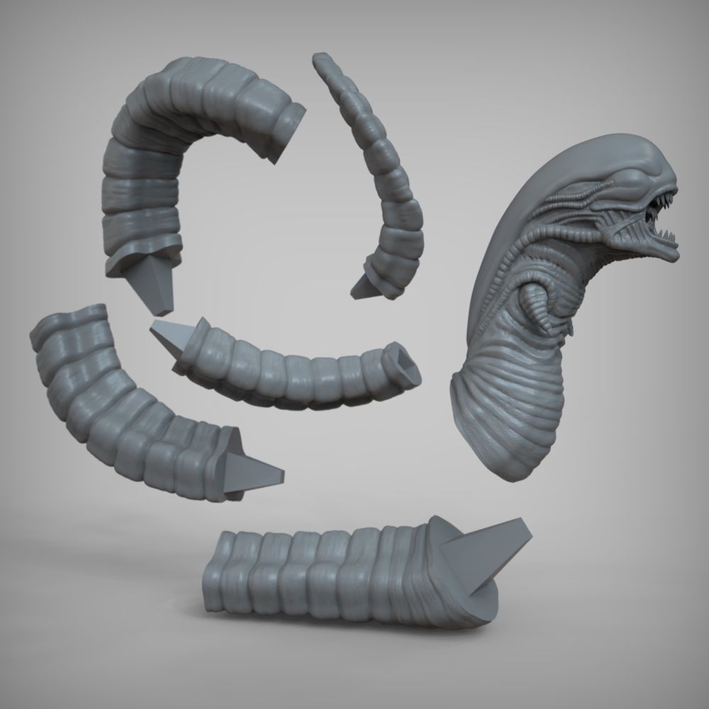 Alien Chestburster 3D model 3D printable | CGTrader