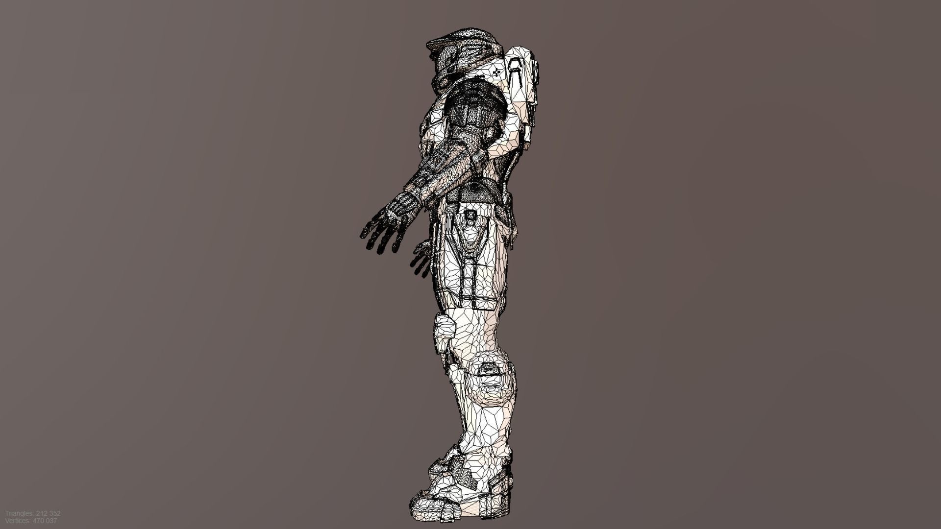 3D model HALO MASTER CHIEF PBR VR / AR / low-poly | CGTrader