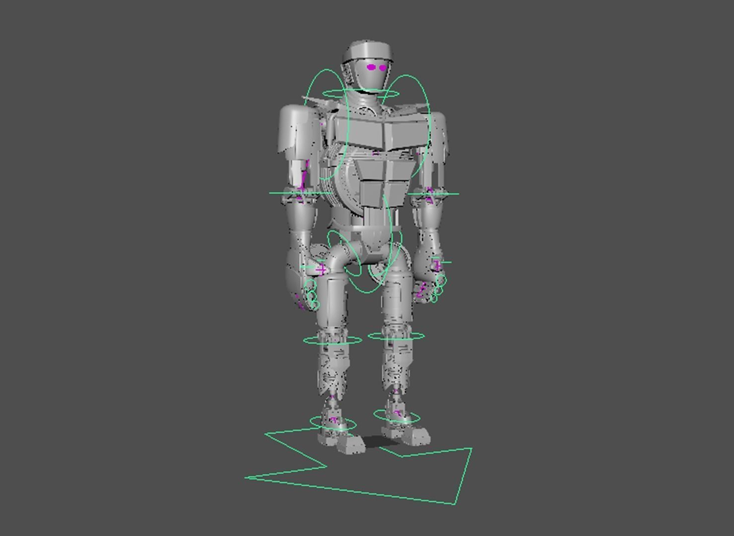 ATOM Robot 3D model rigged | CGTrader