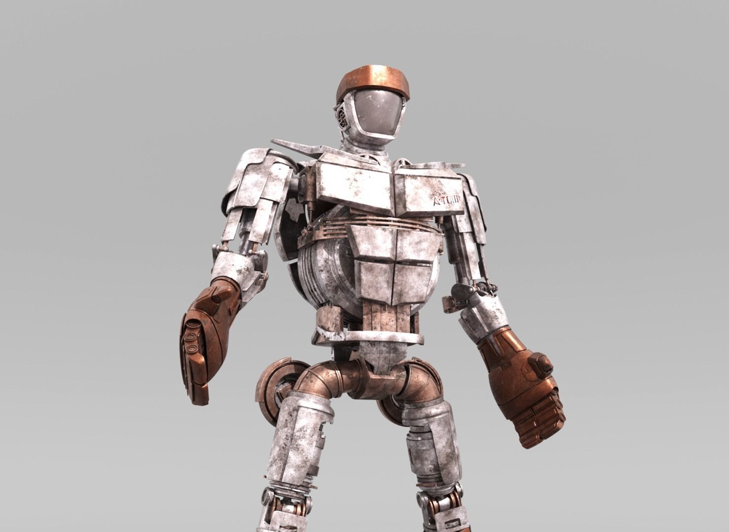 ATOM Robot 3D model rigged | CGTrader