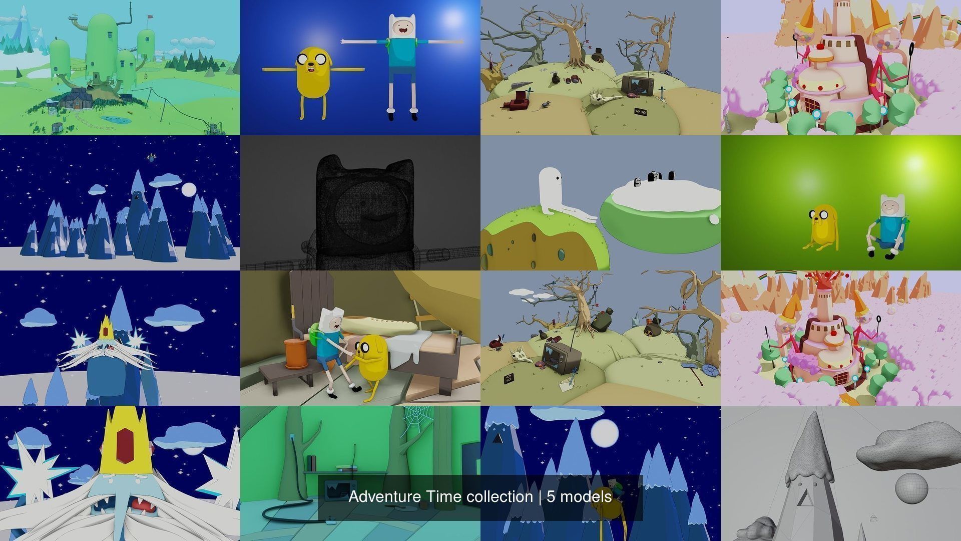 Adventure Time collection | CGTrader