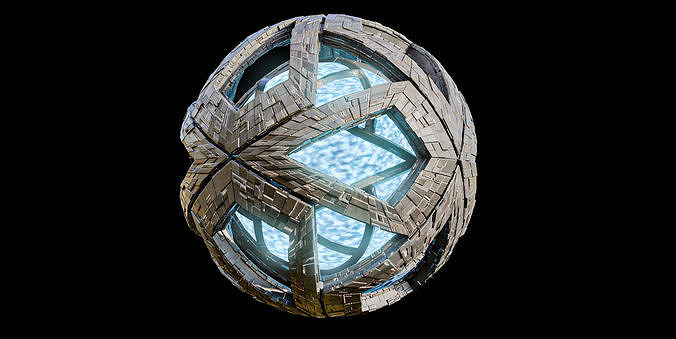 3D model Star Core Space Station alRihla VR / AR / low-poly | CGTrader