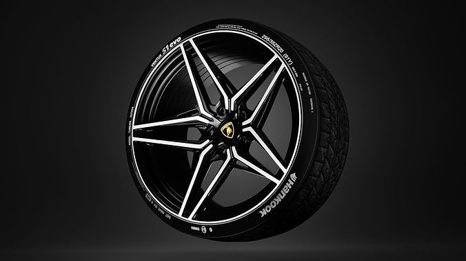 Racing Car Star Disk from the wheel 3D model | CGTrader