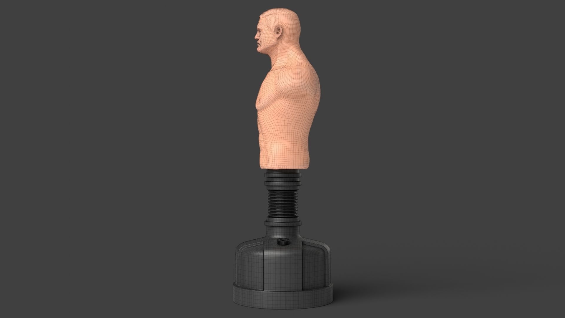 Punching Mannequin 3D model | CGTrader
