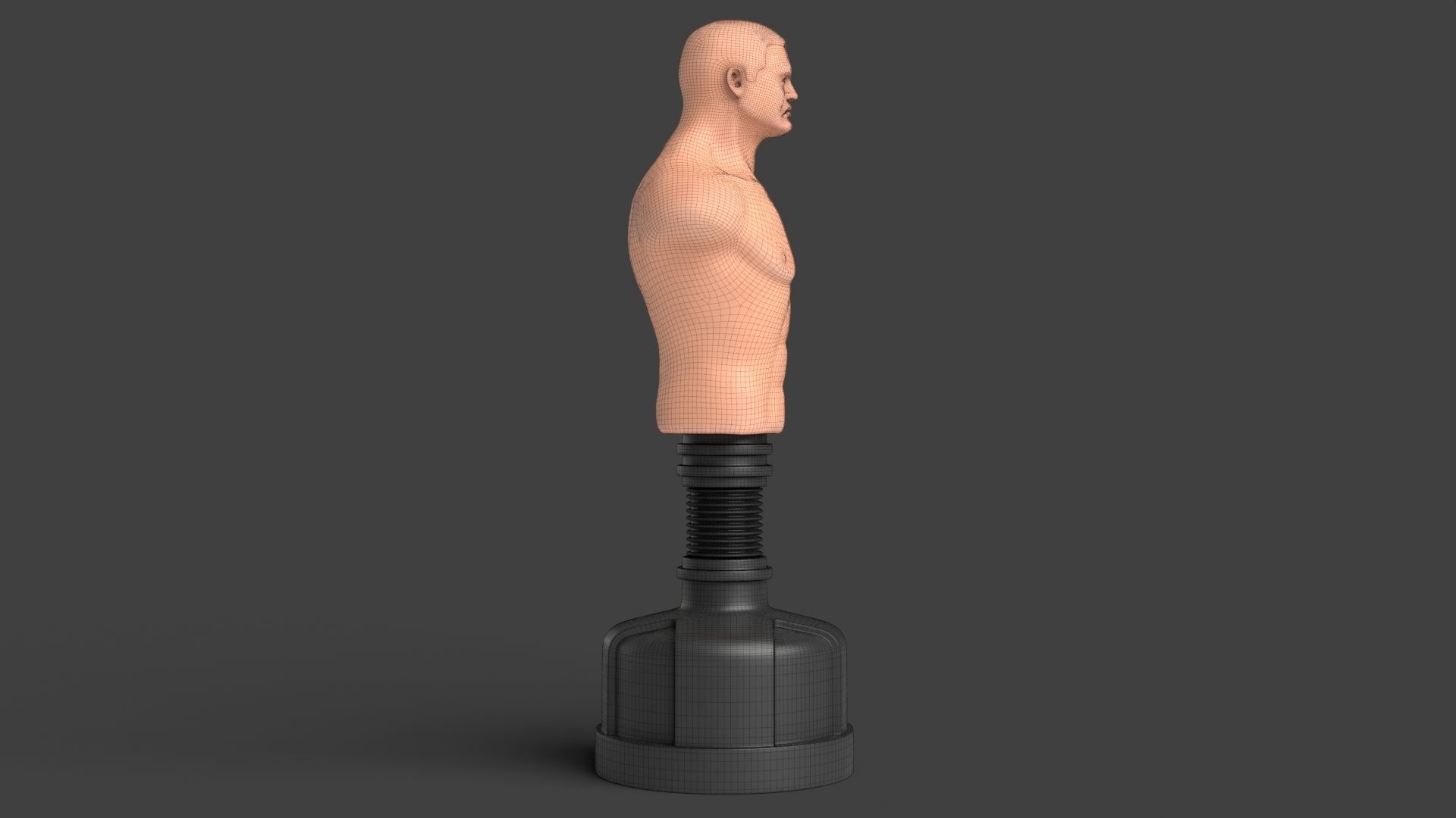 Punching Mannequin 3D model | CGTrader