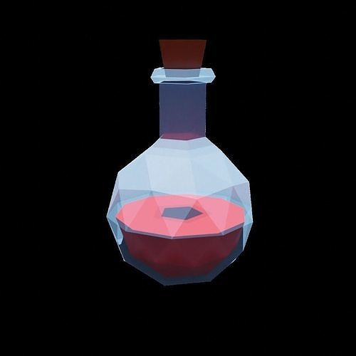 potion 3d model free VR / AR / low-poly 3D model | CGTrader