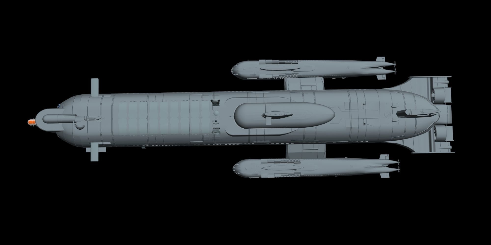 OKEANOS the mega sub 3D model | CGTrader
